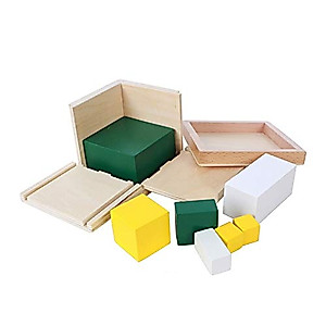 Gudong Montessori Baby Math Toys Power 2 Cube Training Early Educational Preschool Training Kid Math Learn Toys Brinquedos Hobbies Math