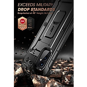 SUPCASE Unicorn Beetle Pro Series Case Designed for OnePlus 9 5G (NA Version Model:LE2115), Full-Body Rugged Holster Case with Built-in Screen Protector (Black)