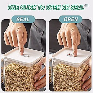 TBMax Dog Treat Container with Airtight Lids | 6 Pieces Plastic Dog Food Storage Containers Set | Pet Treat Jar for Dog Snacks Cat Treat Bird Seed