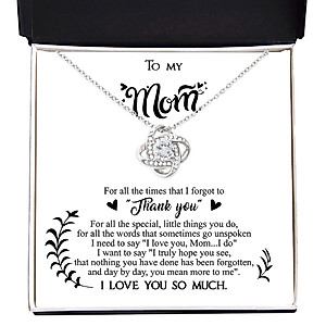 Harmony Gift Necklace Gift for Mom, Mother's day gift cards for Mom, Christmas, Birthday, gifts for Mom who has everything, what I love about Mom, mother's day jewelry