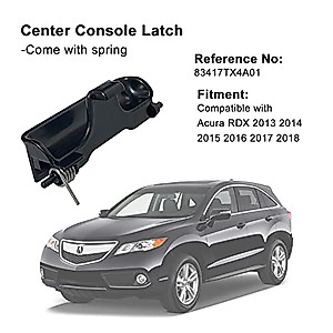 artapek Center Console Latch for Acura RDX 2013-2018 with Two Springs Like Original