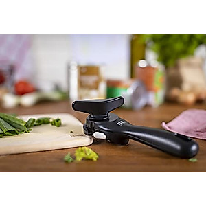 Kuhn Rikon Auto Safety LidLifter/Can Opener with Ring-Pull, 8 x 2.5 x 2.75 inches, Red