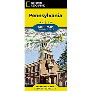 Pennsylvania Map (National Geographic Guide Map)