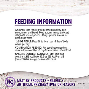 Wellness Complete Health Natural Wet Canned Dog Food, Lamb & Sweet Potato, 12.5-Ounce Can (Pack of 12)