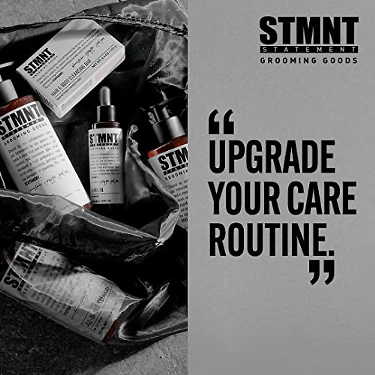 STMNT Grooming Goods Conditioner, 9.3 oz,Softens Hair,Restores Shine,Moisturizing Formula,Activated Charcoal & Menthol,All Hair Types