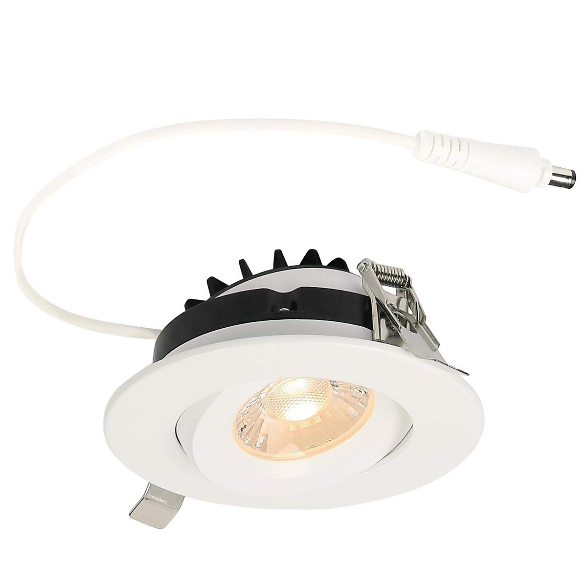 Westinghouse 5214000 12 (80 Watt Equivalent) 4 Inch Gimbal Recessed LED Downlight, Dimmable, Warm White
