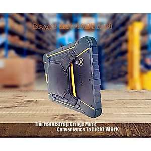 Rugged Enterprise Tablet with Barcode Scanner | Android 12 OS | 7-inch Big Touch Screen | with Honeywell N6603 2D Bar Code Reader Scan Engine, WiFi & 4G LTE, for Warehouse Inventory & Stock Control