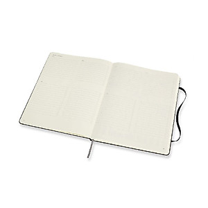 Moleskine PRO Notebook, Hard Cover, XL (7.5" x 9.5") Professional Project Planning, Black, 192 Pages