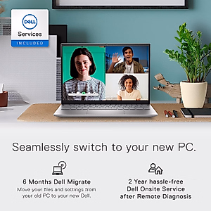 Dell 2023 Inspiron 14 5425 Business Laptop, AMD Ryzen 7 5825U, 14-inch 16:10 FHD+ (1920 x 1200) Touchscreen Display, Win 11 Pro, AMD Radeon Graphics, Backlit, Platinum Silver (16G RAM, 1TB SSD)