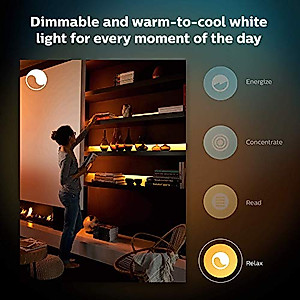 Philips Hue Bluetooth 9ft Lightstrip Starter Kit (Includes Hue Hub), Sync with Music, Games, Compatible with Alexa, Apple HomeKit, Google Assistant, White