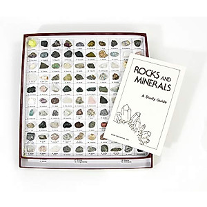 American Educational The U.S. Mounted Rocks and Minerals Collection (Pack of 100)