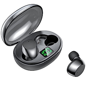 LmtLessDeals Wireless Bluetooth Earbuds Game Headphones 5.3 BT HiFi Stereo Premium Sound with Heavy Bass Shock K20 Touch Control Smart Noise Reduction Long Battery Life