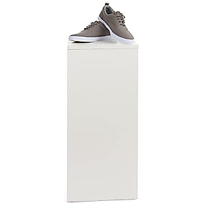 Displays2go, Gallery Display Column, Laminated Particle Board and Melamine Construction – White Laminate Finish (WDCUBEWHT2)