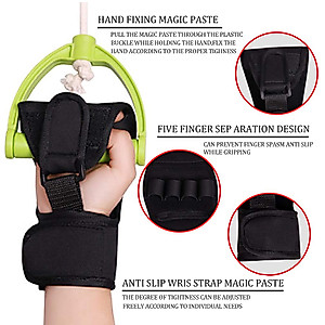 KIKIGOAL Finger Splint Brace Ability, Finger Gloves Brace Elderly Fist Stroke Hemiplegia Hand Training