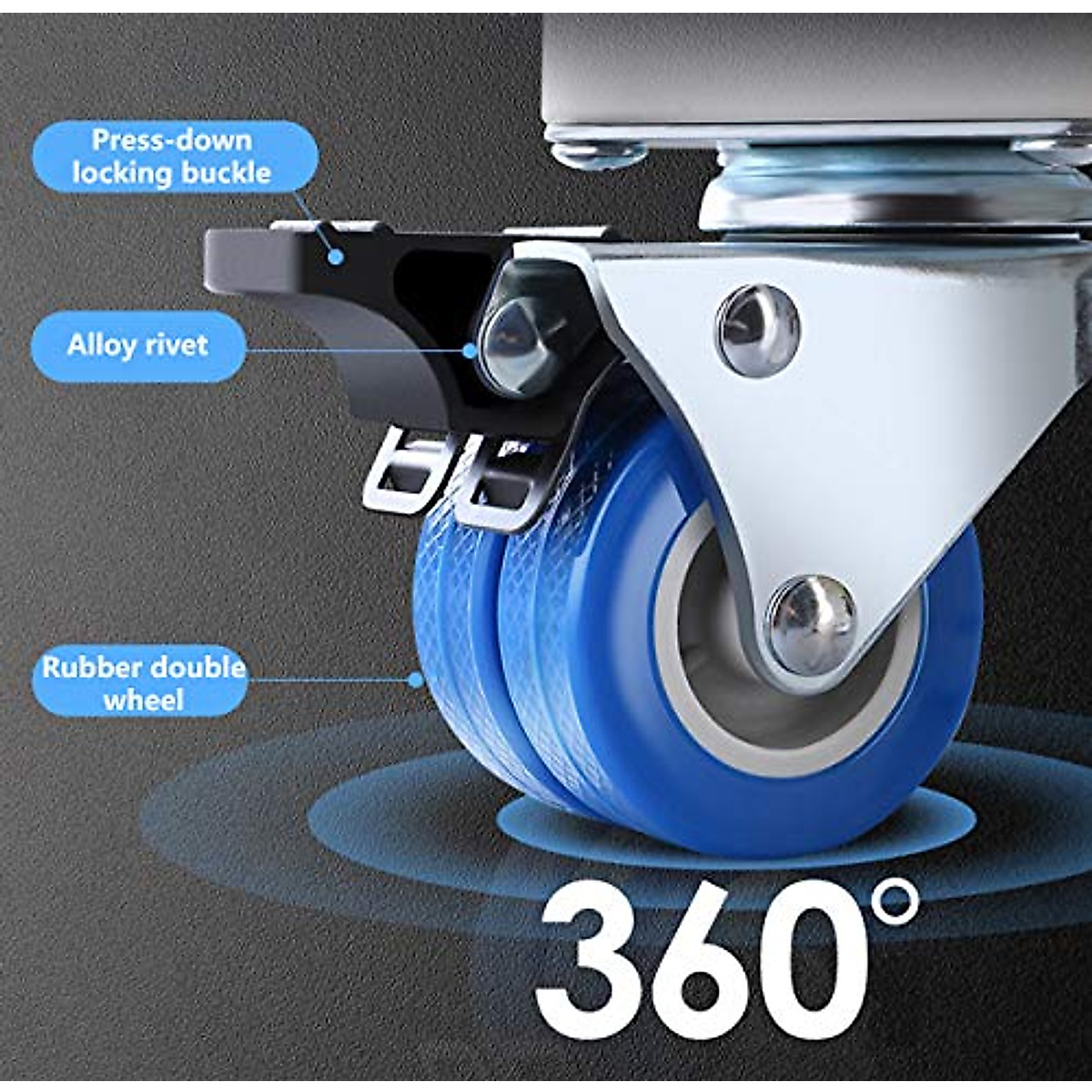 Washing machine stand with 4 Feet and 4x2 wheels, mini fridge stand, Adjustable appliance rollers stand for Washing Machine mover and refrigerator wheels