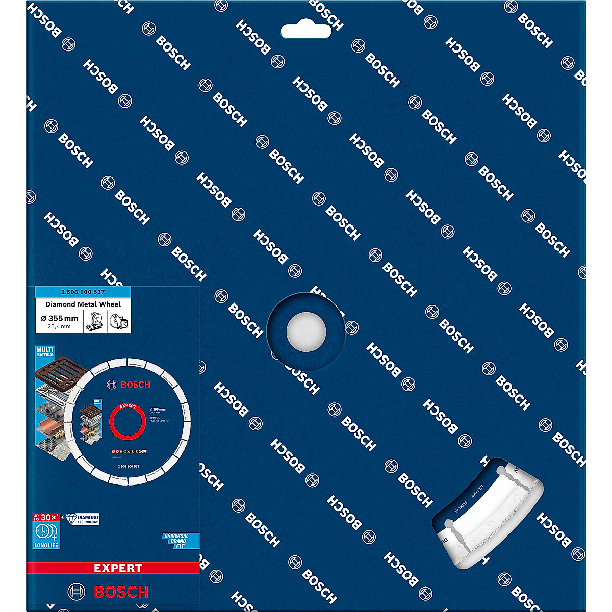 Bosch Professional 1x Expert Diamond Metal Wheel Large Size Cutting Disc (for Cast Iron, Ø 355 mm, Accessories Petrol Saw, Chop Saw)