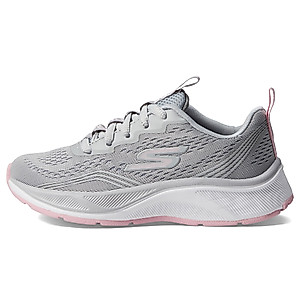 Skechers Kids Girls Skechers Elite Sport-Radian Sneaker, Gray, 2 Little Kid