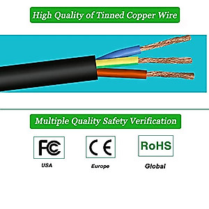 TKDY CA-110 Camcorder Charger CA110 Power Cable Kit for Canon VIXIA HF M50 R800 R80 R700 R500 M52 M500 HF-R70 HF-R72 HF-R700 R50 R52 R60 R200 R300, LEGRIA HF R206 R26 Cameras AC Adapter.