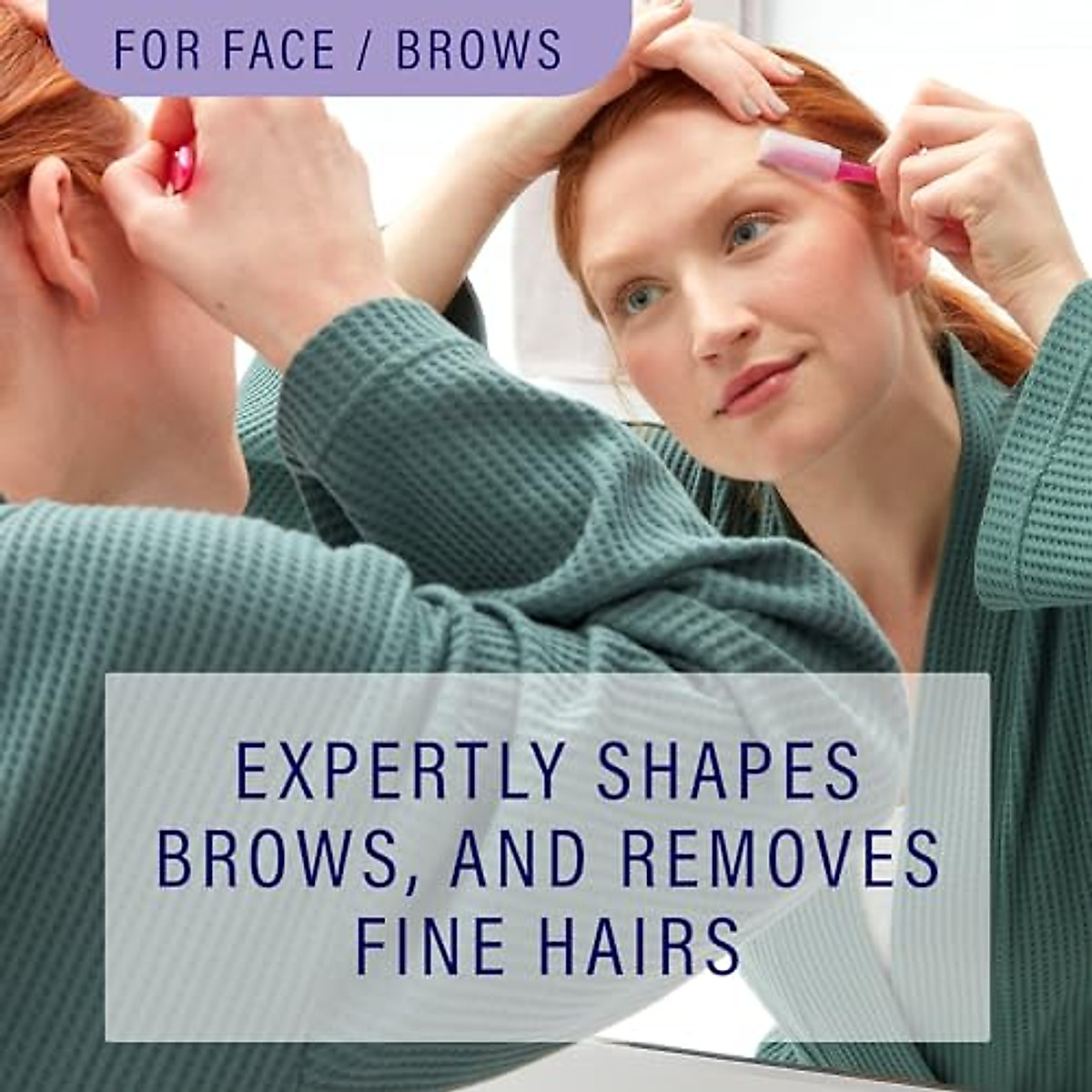 Schick Hydro Silk Touch-Up Dermaplaning Tool with Precision Cover, 9ct | Dermaplane Razor, Face Razors for Women, Eyebrow Razor, Facial Razor, Dermaplaning Razor, Womens Face Razor Peach Fuzz Remover