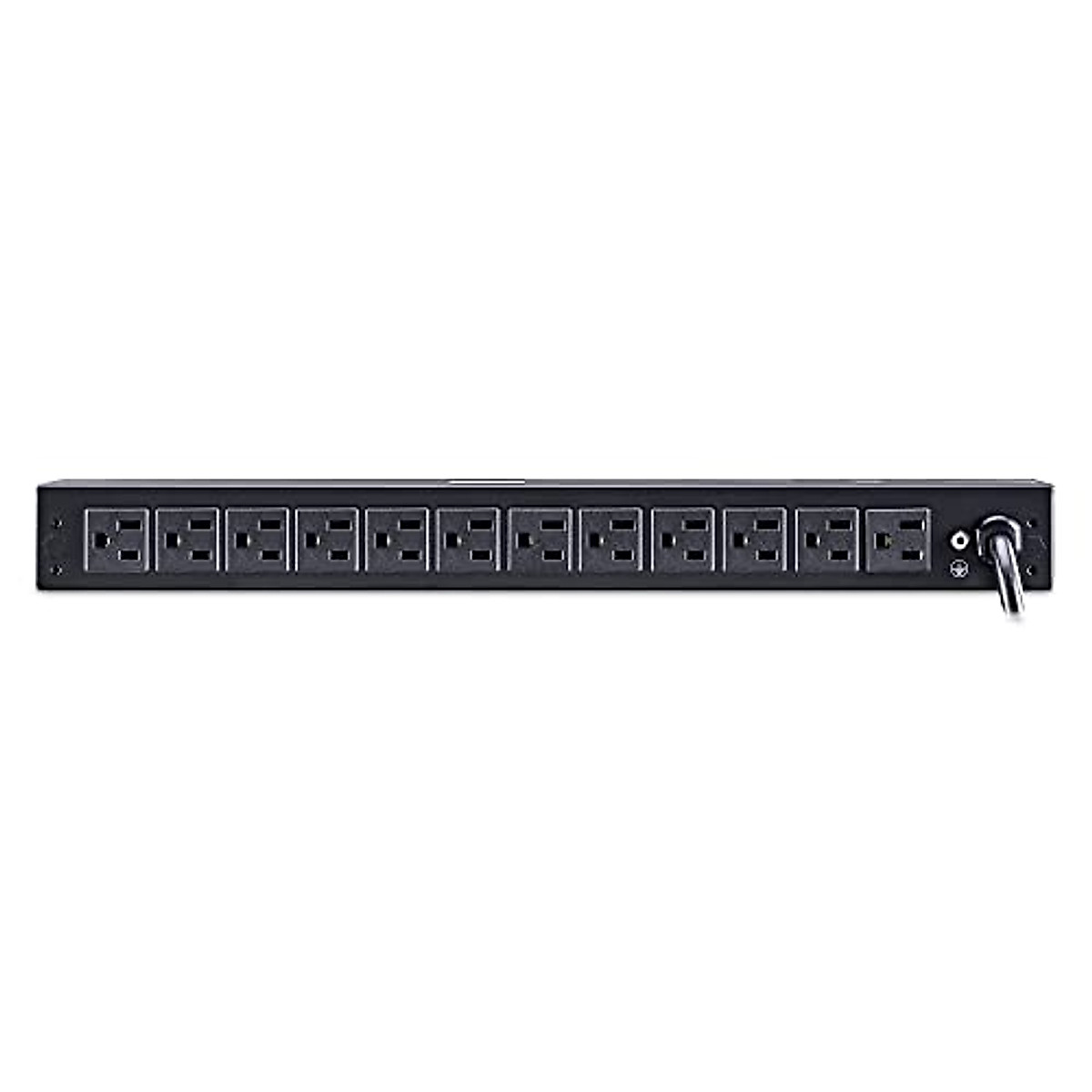 CyberPower PDU15M2F12R Metered PDU, 100-125V/15A (Derated to 12A), 14 Outlets, 1U Rackmount, 15 Foot Power Cord