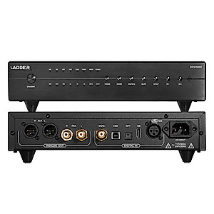 Ladder Schumann DAC HiFi USB DSP Coaxial Opt AES Resolution Audio Decoder