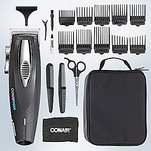 ConairMAN Cordless Lithium Ion Powered 20-piece Hair Clipper