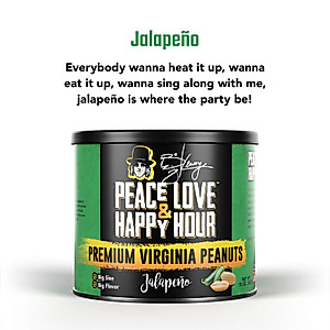 Jalapeno Premium Virginia Peanuts, 10 oz can