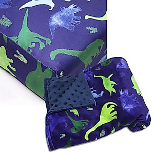 TANOFAR Baby Crib Sheet and Baby Minky Blanket