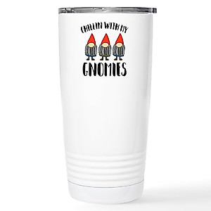 CafePress Chillin With My G 16 Oz Stainless Steel Travel Mug 20 oz. Insulated Stainless Steel Coffee Tumbler