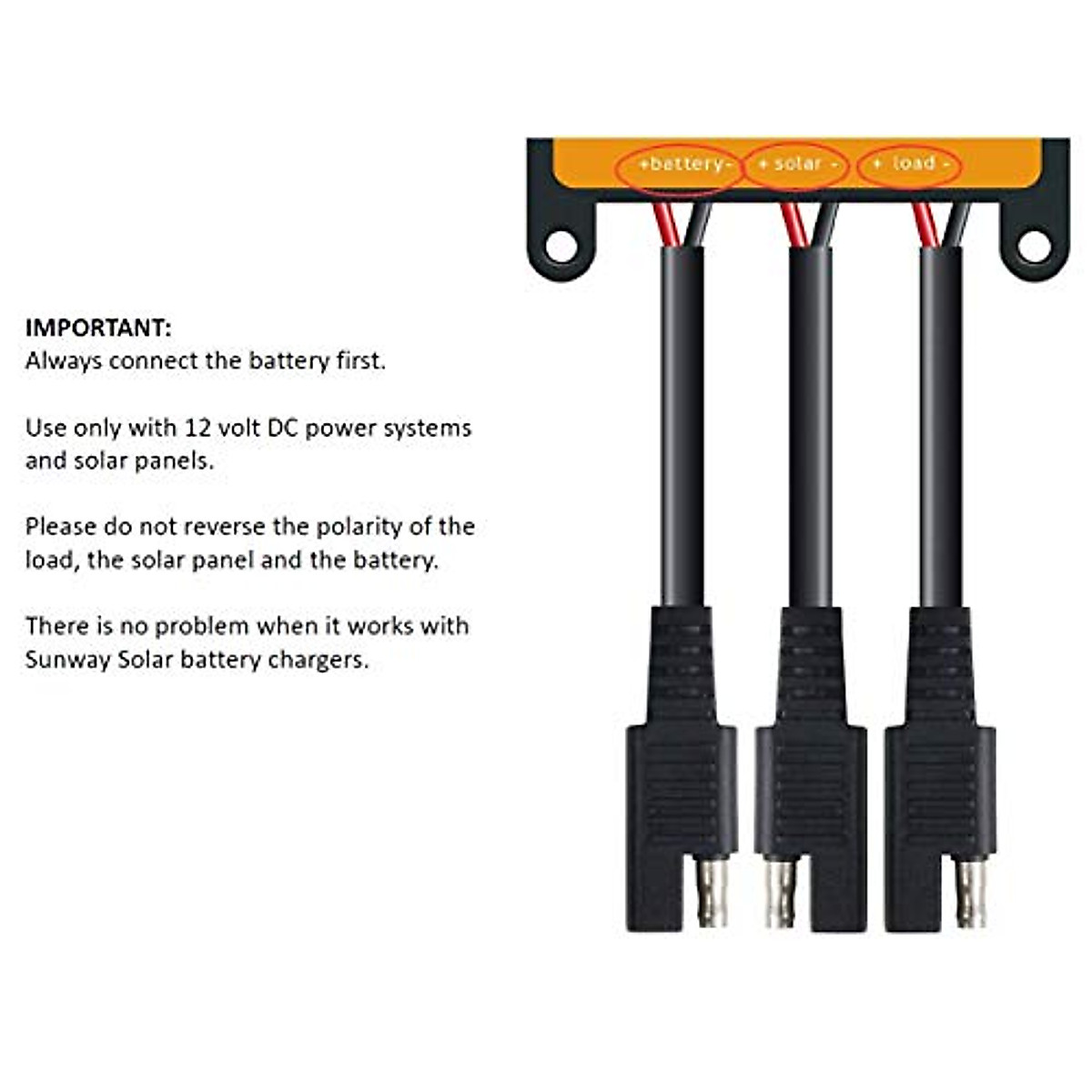 Sunway Solar Panels Charge Controller 12V Battery Regulator 7A for Safe Protection of 12Volt Solar Power Battery Charger, Solar Trickle Charger & Maintainer and Solar Powered System Kit