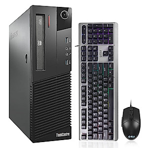 Lenovo ThinkCentre M83 SFF Computers Intel Core i5-4570 Refurbished Desktop,16GB RAM, 500GB HDD, DVD, AC WiFi 5, Windows 10 Pro (Renewed)