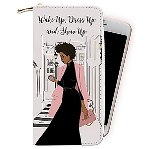 African American Expressions - Show Up Wallet (4" x 7.75" x 1" / 8 card slot) - WL05