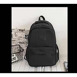 ENYNN Laptop Backpack Cute Large Capacity Student daypack for School Travel Outdoor Back To School(Black)