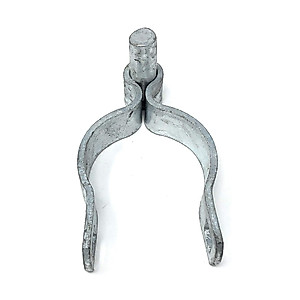 Pressed Steel Chain Link Fence Post Hinge w/Bolt - (2 Sets Pack) (2-3/8")