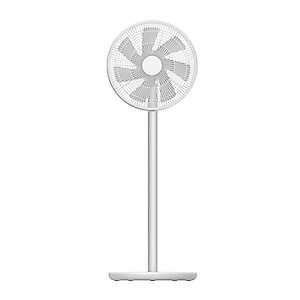 Smartmi Outdoor Pedestal Fan 2S, Standing Fans for Bedroom, Cordless Outdoor Fans for Patio with 100 Speed Options, Portable, Smart, Quiet, 40°Tilt, 120°Oscillating Fan Outdoor Home Office with Timer, 38in