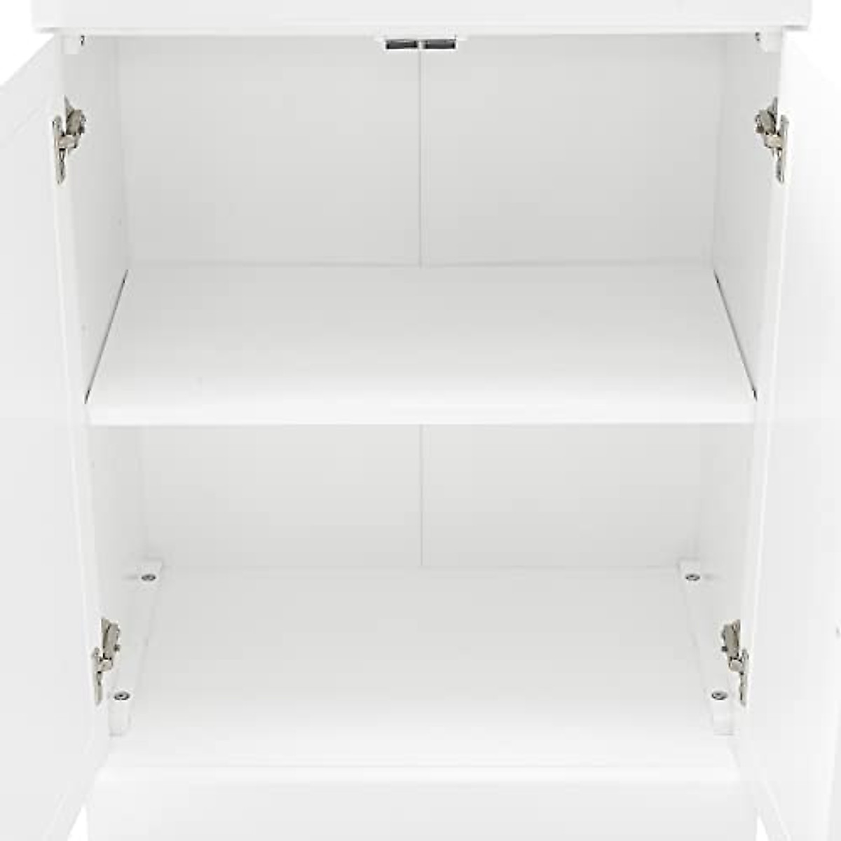 Crosley Furniture Stanton Glass Door Pantry, White