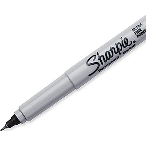 SHARPIE 37001 Permanent Markers, Ultra Fine Point, Black Color, 24 Sets of 12 Markers, 288 Markers Total