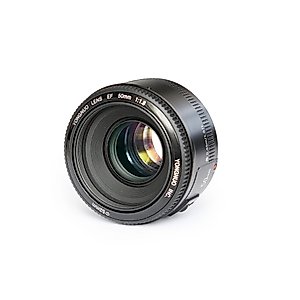 YONGNUO YN50mm F1.8 Lens Large Aperture Auto Focus Lens Compatible with Canon EF Mount EOS Camera