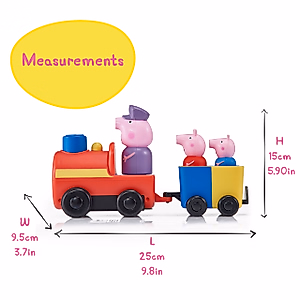 Grandpa Pigs Clever Train | Interactive Pre-School Toy Vehicle with Movement and Sounds and Action Figures | Official Peppa Pig Toys Ideal for Toddlers, Children, Boys and Girls Ages 2,3, 4 and 5