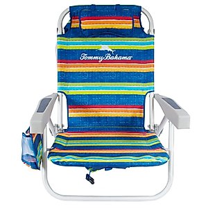 Tommy Bahama Backpack Cooler Beach Chairs - Multi Stripes