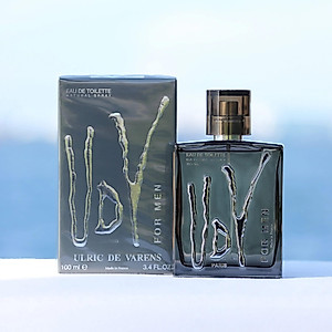 Ulric De Varens Classic Eau De Toilette for Men - Masculine, Seductive, and a Scent of Virility - Tantalizing, Woody, Citruses and Notes of Fern, Mint, Tarragon, and Rosemary- 3.4 Fl Oz