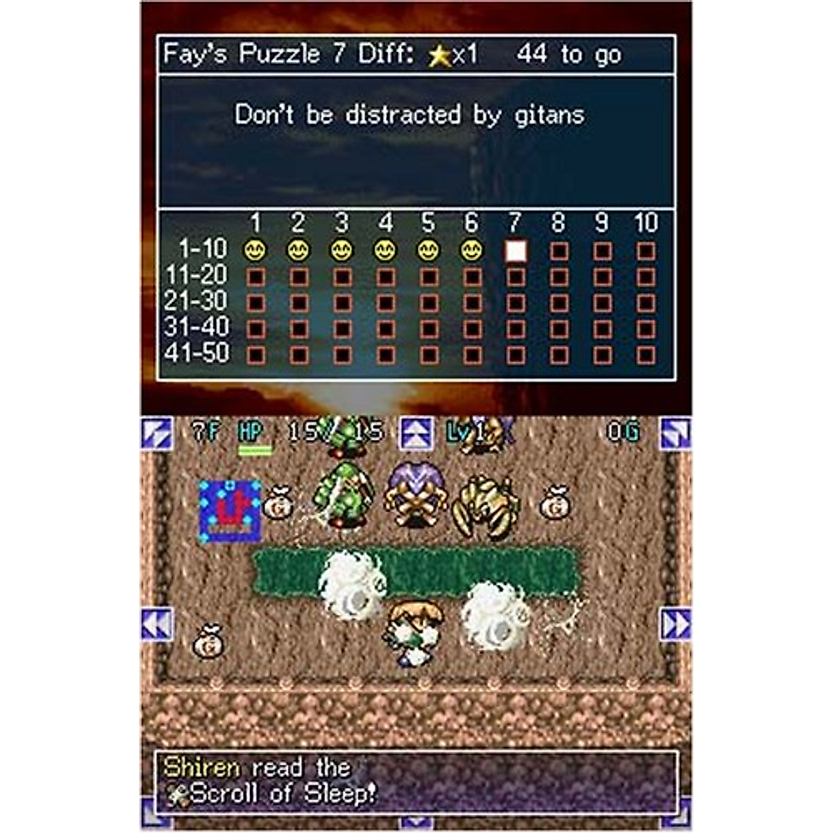 Mystery Dungeon Shiren the Wanderer - Nintendo DS