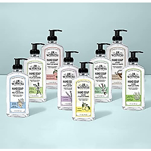 J.R. Watkins Gel Hand Soap Refill Pouch, Scented Liquid Hand Wash for Bathroom or Kitchen, USA Made and Cruelty Free, 34 fl oz, Lemon, 6 Pack