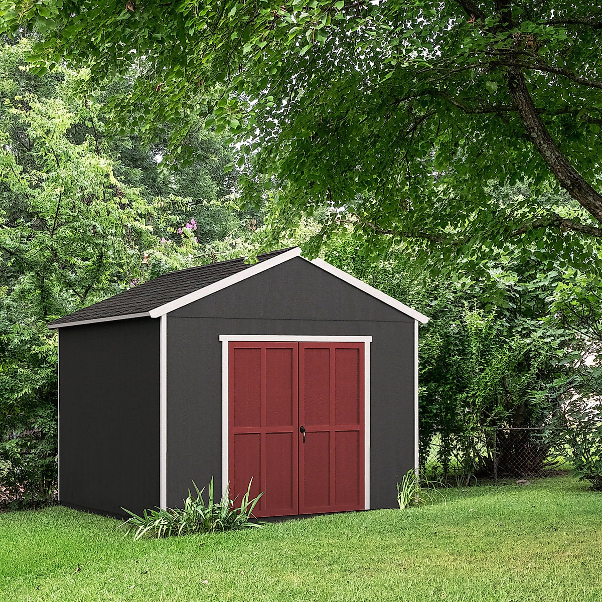 Handy Home Products Rookwood 10x12 Do-It-Yourself Wooden Storage Shed