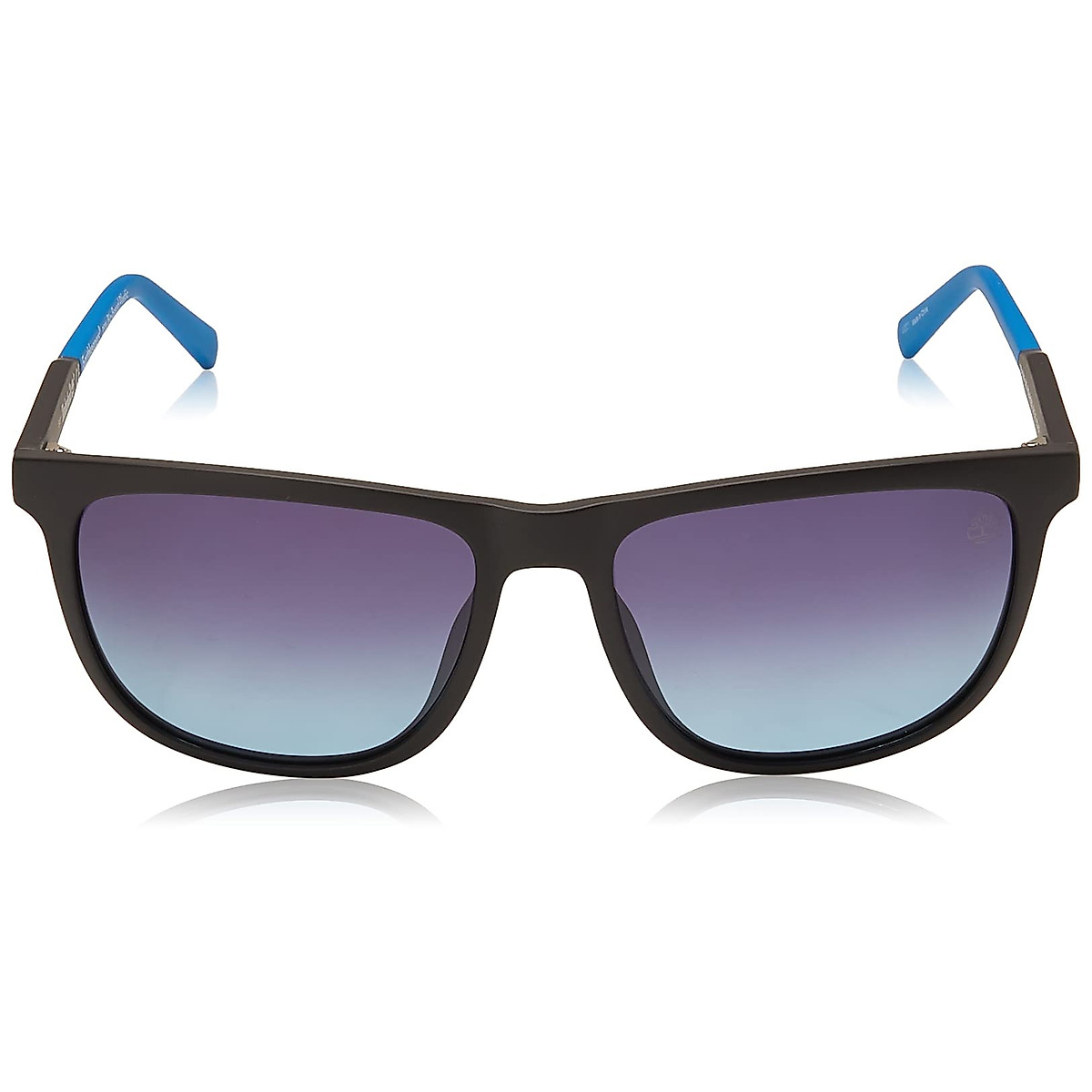 Timberland Men's TBA9269 Polarized Rectangular Sunglasses, Matte Black, 58mm