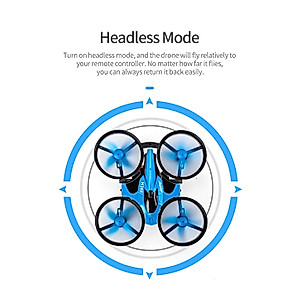 AIROKA H36F Mini Drone for Kid 2.4G Headless Mode 3 in 1 Sea Land Air Flight 4-Axis Quadcopter Boat RC Helicopter for Boys and Girls