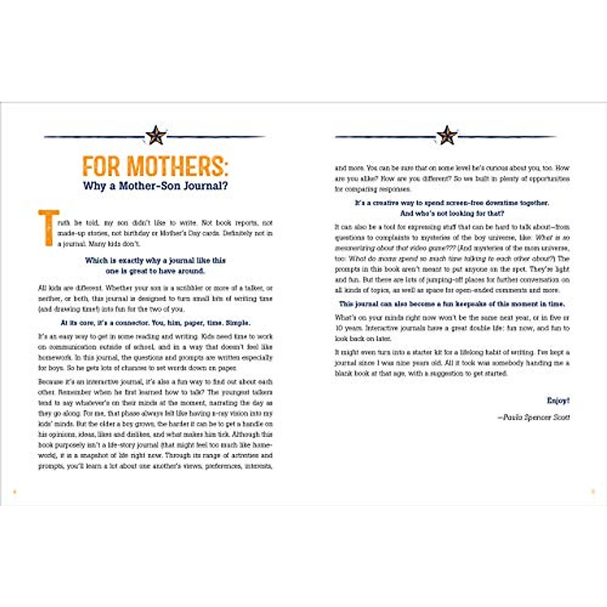 Mother & Son: Our Back-and-Forth Journal