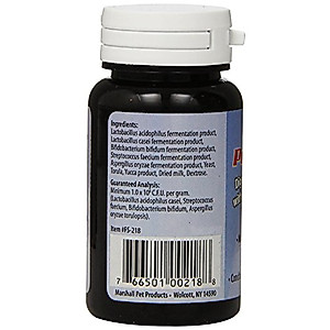 Marshall Pet Products Natural Probiotic Pet Digestive Tract Conditioner Supplement Eases Digestive Stress, ECE and Diarrhea in Ferrets and Small Animals, 1.7 oz