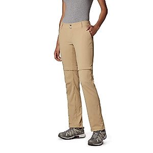 Columbia Women's Standard Saturday Trail II Convertible Pant, British Tan, 8 Regular