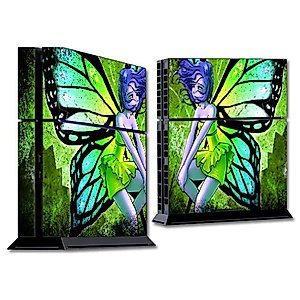 MightySkins Skin Compatible with Sony Playstation 4 PS4 Console wrap Sticker Skins Fairy
